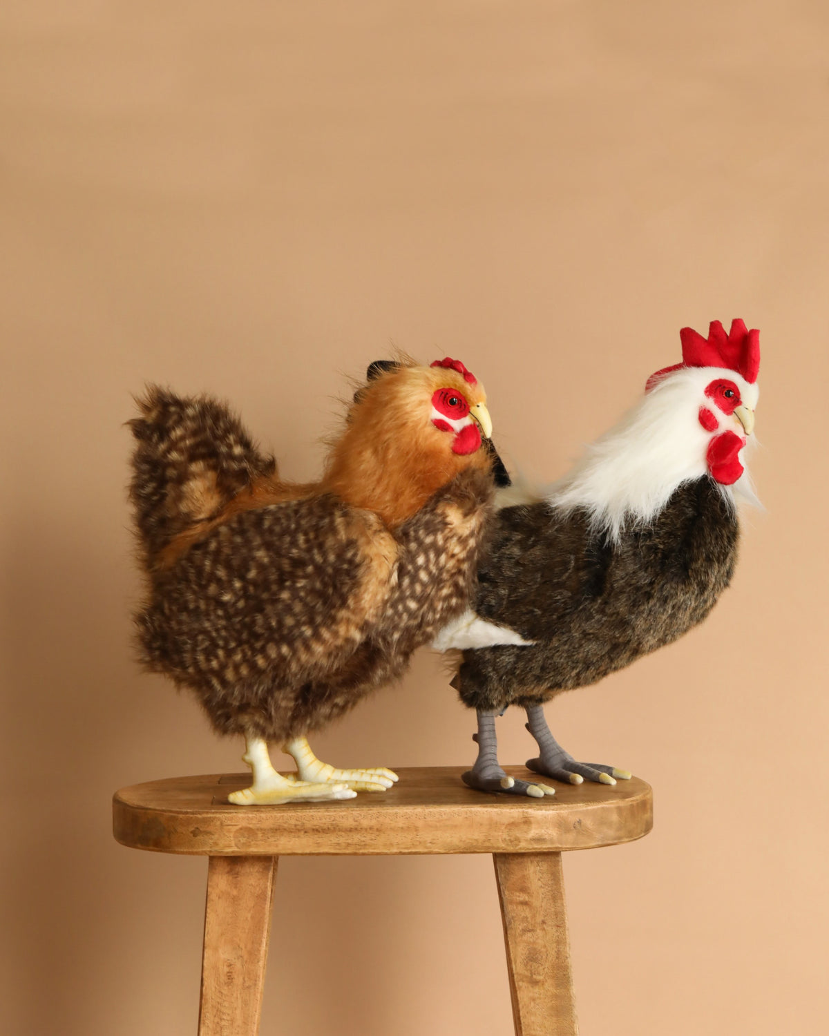 Barnyard Duo Rooster and Hen Stuffed Animal Set– Odin Parker