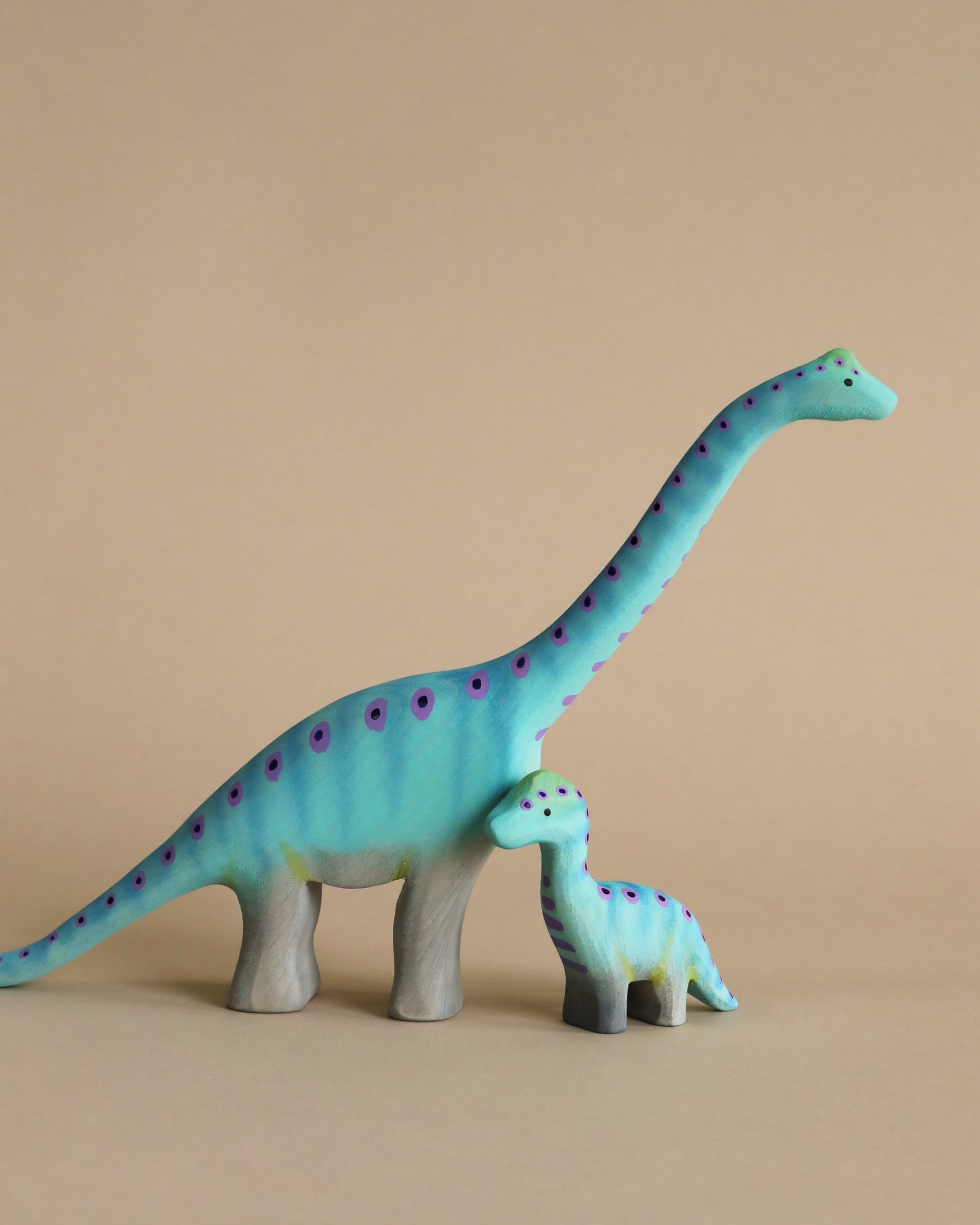 Bumbu Handmade Wooden Brontosaurus Dinosaur Set– Odin Parker