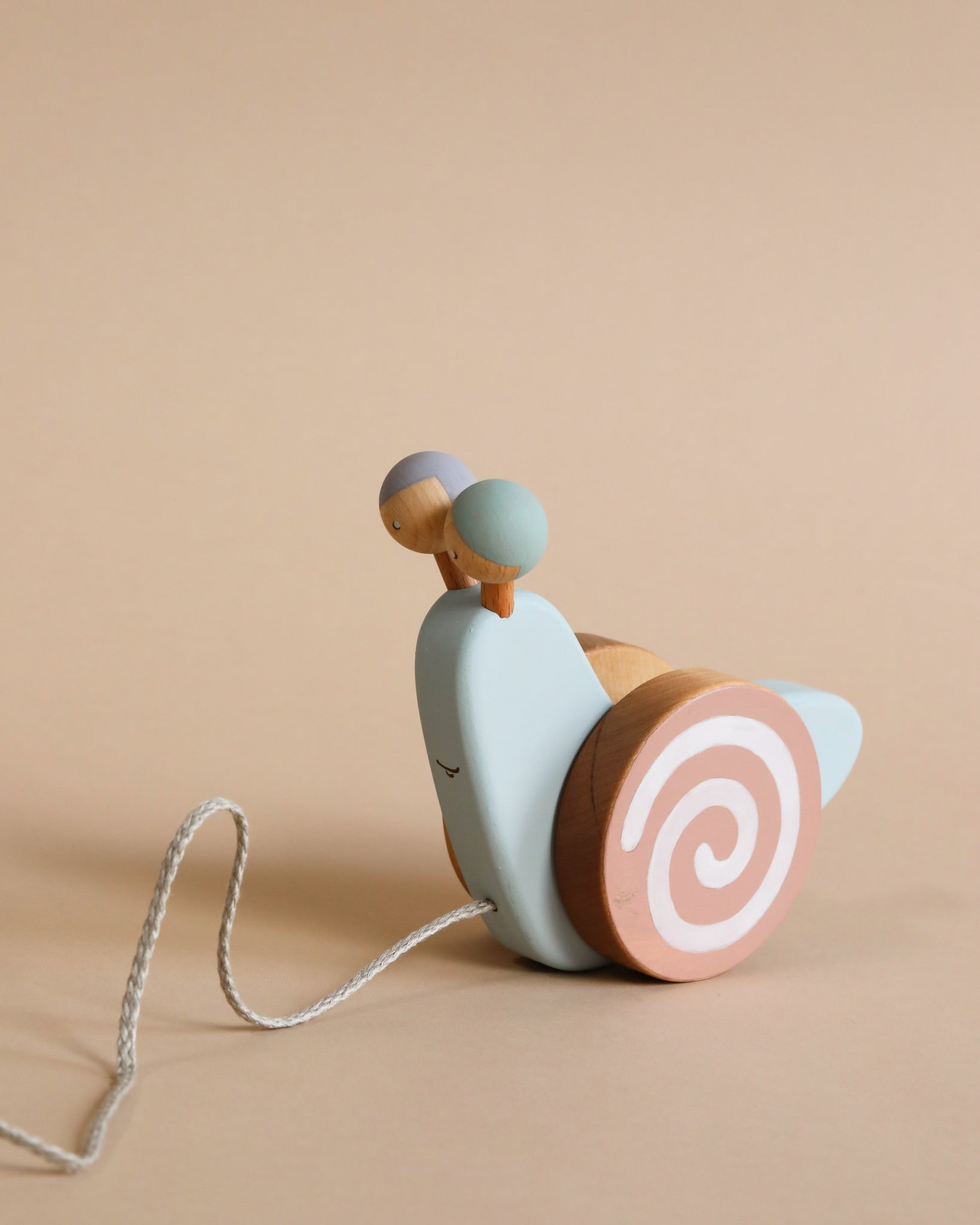 Handmade Pull Along Snail Toy– Odin Parker