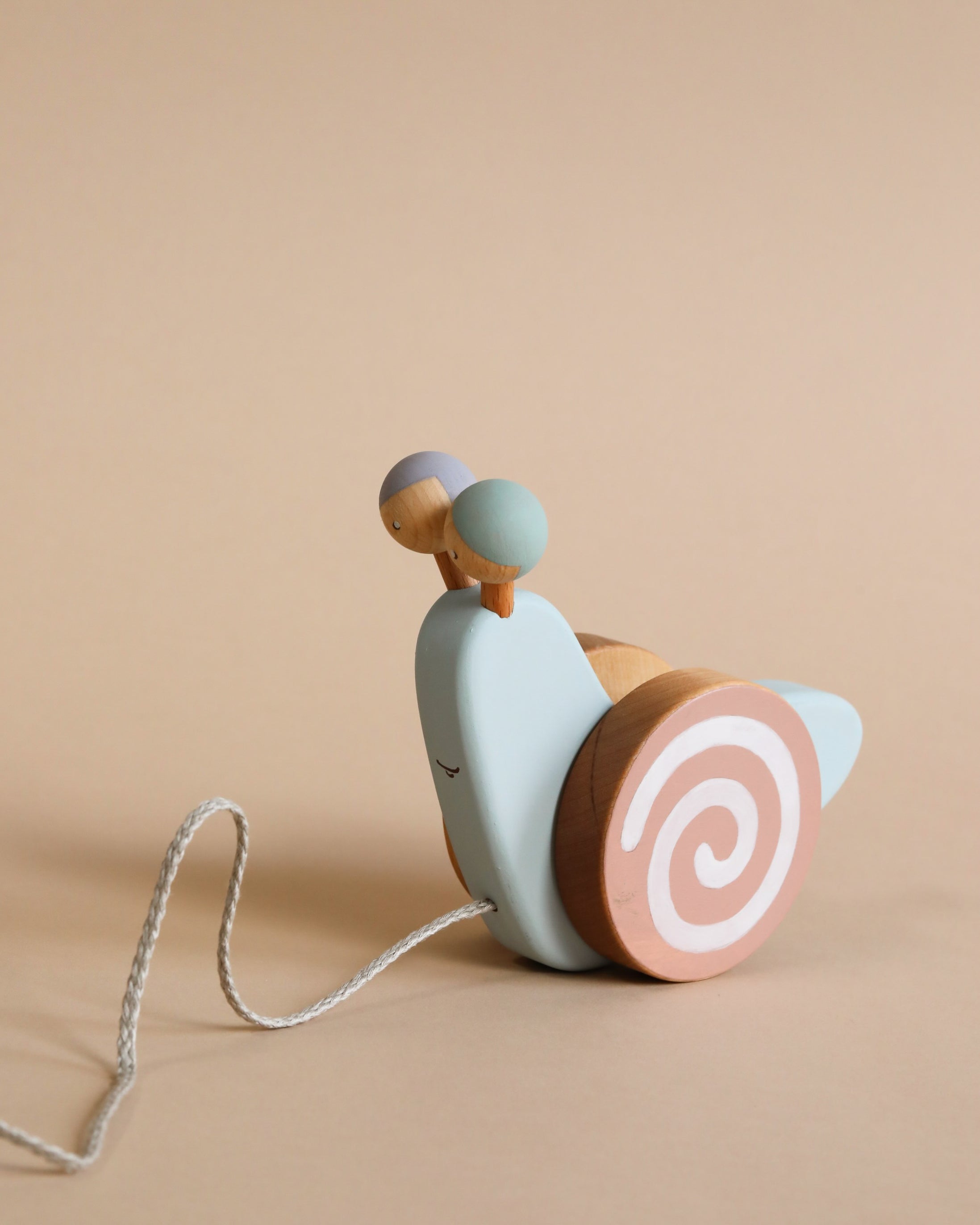 Handmade Pull Along Snail Toy– Odin Parker