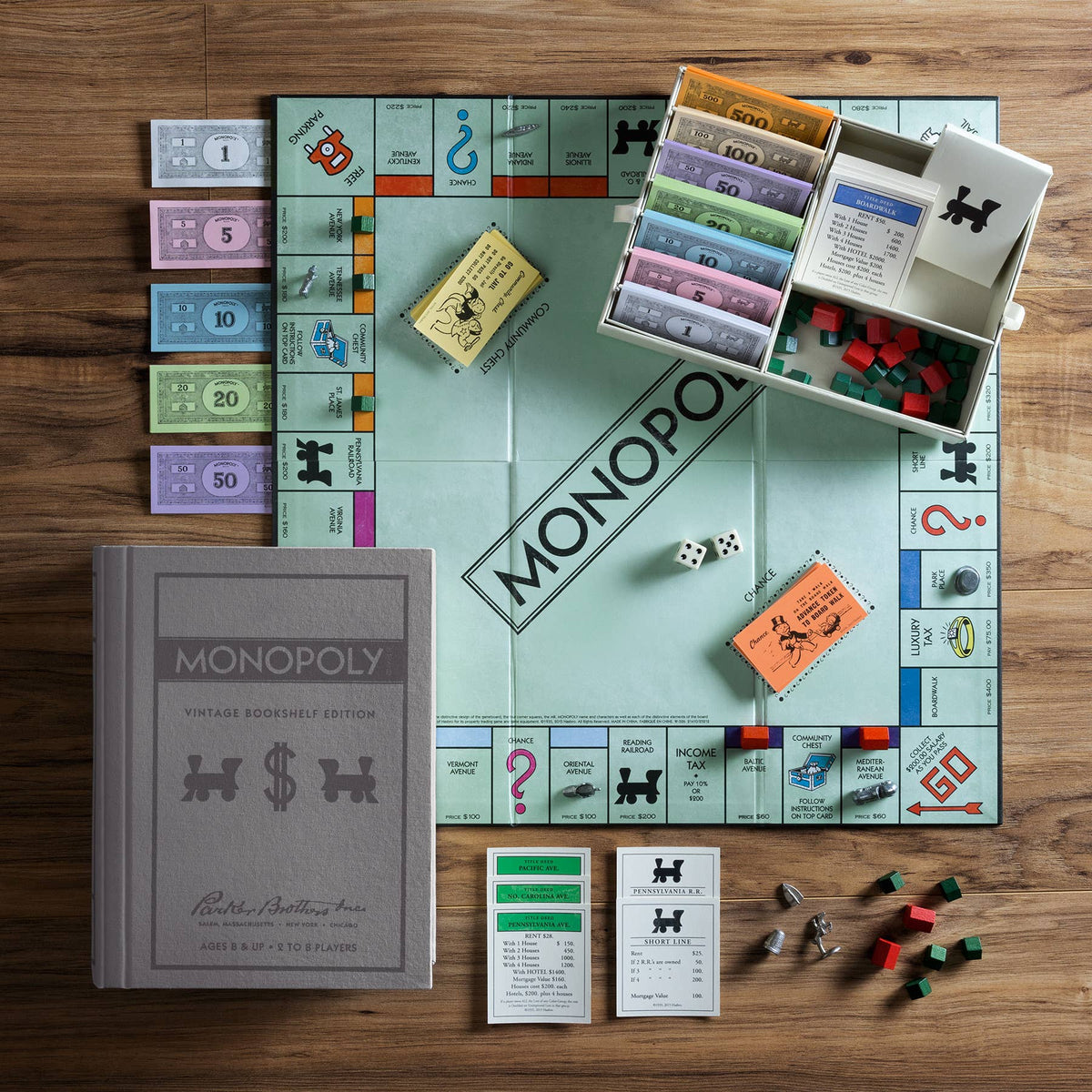 Board Game: Monopoly Vintage Bookshelf Edition– Odin Parker