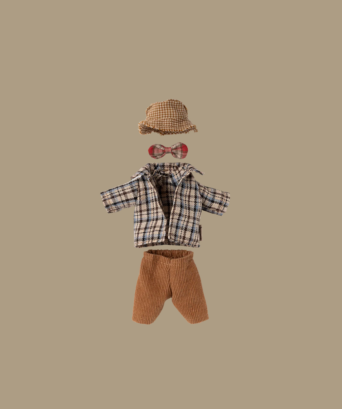 Maileg Extra Clothing: Jacket, Pants, Hat and Bow Tie for Grandpa Mous ...