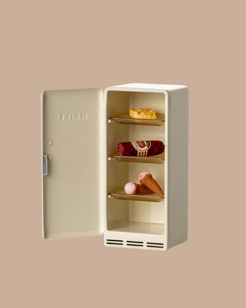 PRE-ORDER: Maileg Fridge, Mouse - Off White (Aprox. Ship Date: Early O ...