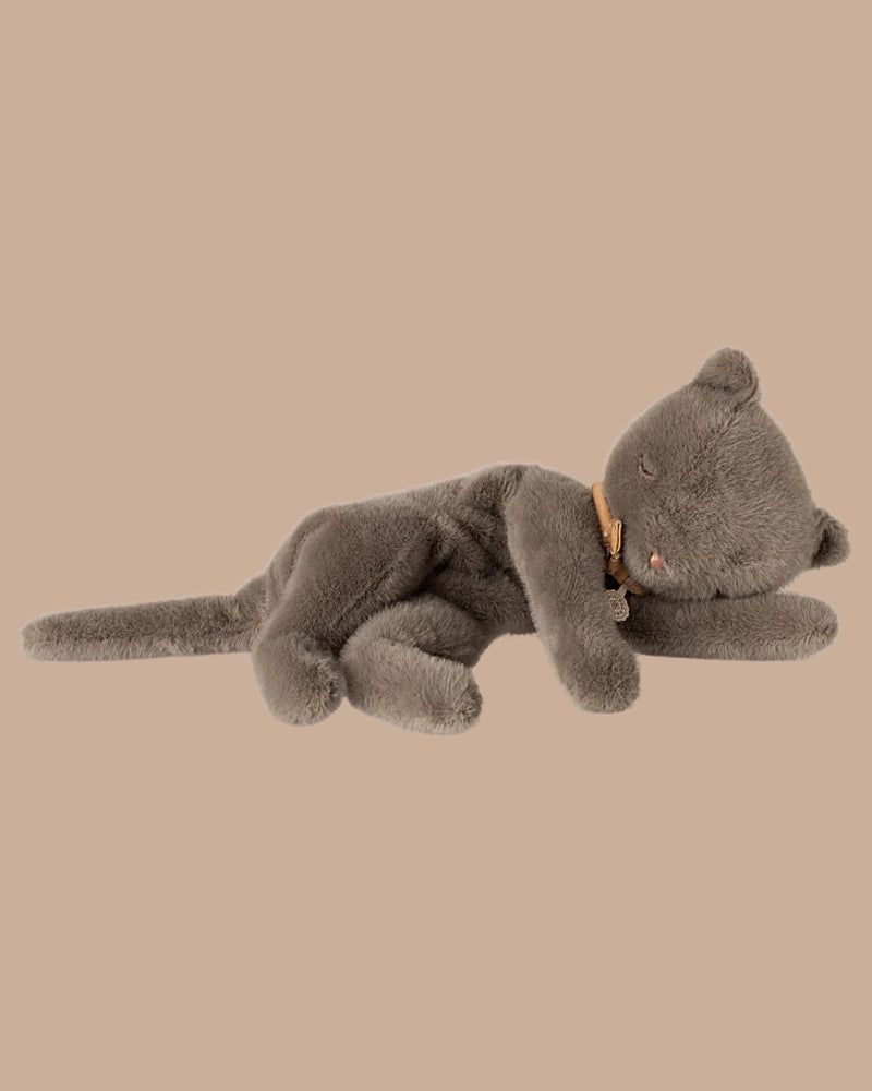 PRE-ORDER: Maileg Sleeping Kitten Plush, Medium - Grey (Estimated Ship ...
