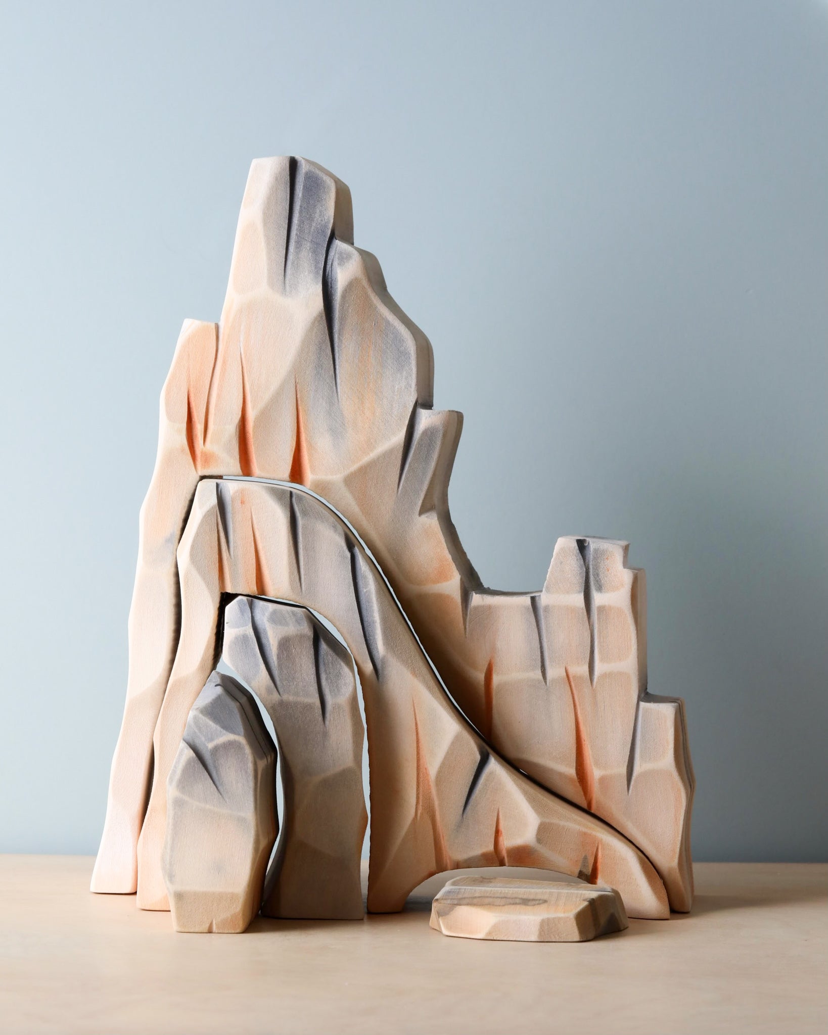 Bumbu Handmade Wooden Mountain Cliff Scene– Odin Parker
