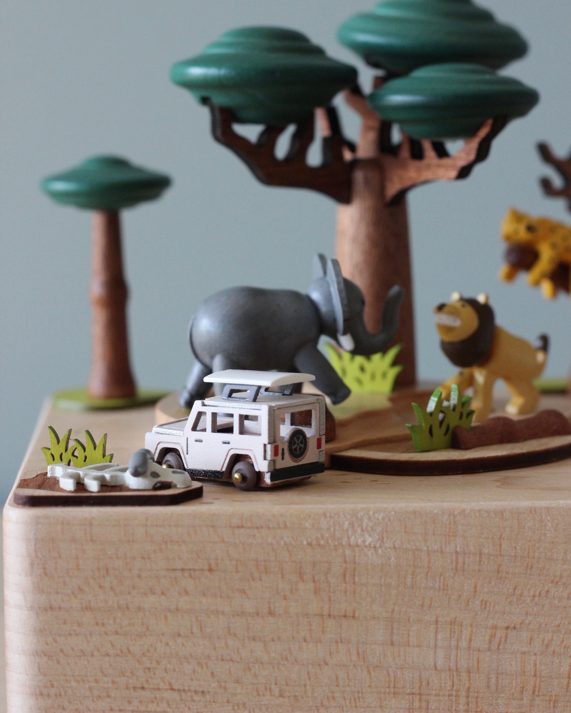 Wooden Safari Music Box– Odin Parker